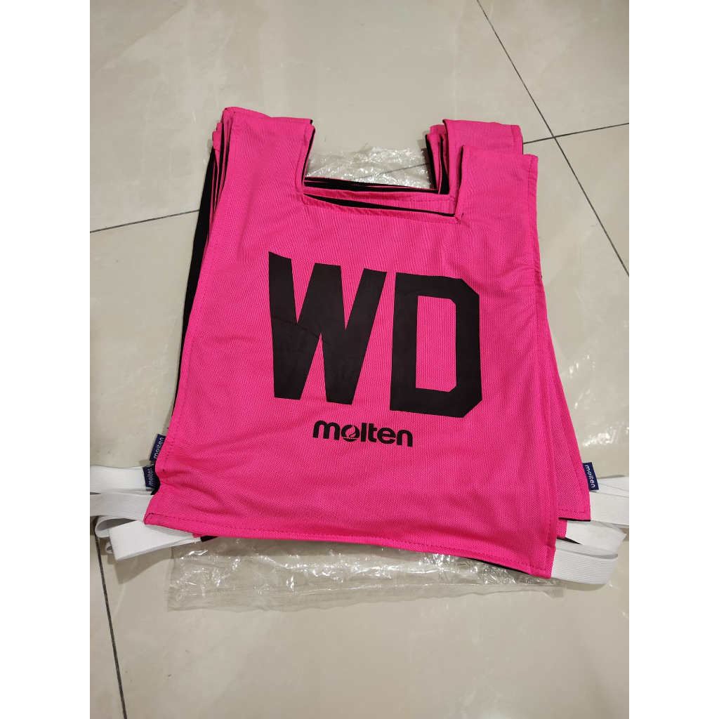 🔥HOT ITEM🔥MOLTEN NETBALL BIBS REVERSIBLE OFFICIAL SIZE/BIB BOLA JARING ...