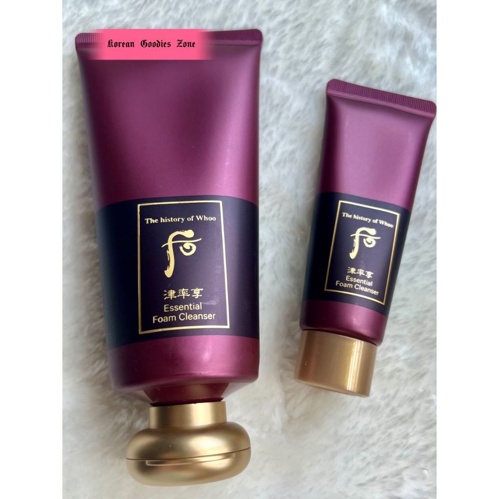 Whoo Essential Cleansing Foam Gift Set 津率享洗面奶 (180ml+40ml) Exp2027 | Shopee Malaysia