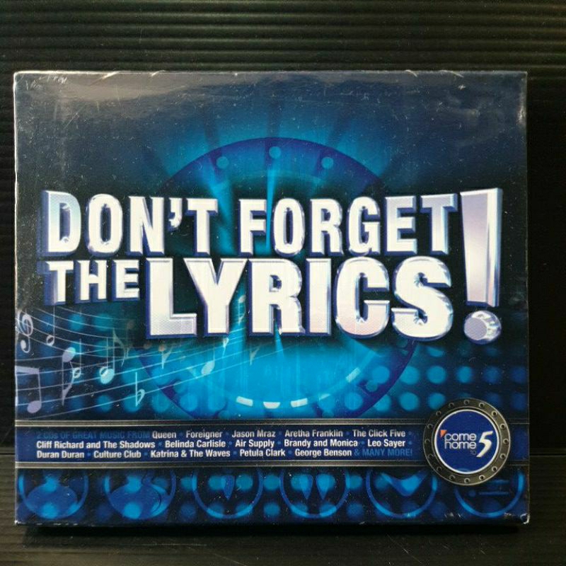 Don't Forget the Lyrics! (Various Artists) | Shopee Malaysia