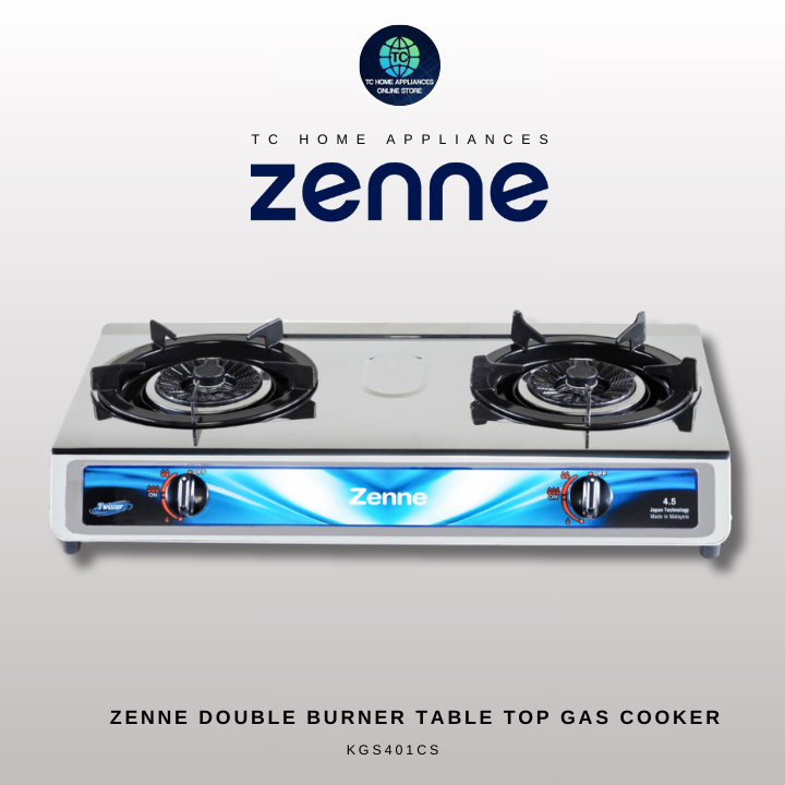ZENNE GAS STOVE (KGS401CS) | Shopee Malaysia