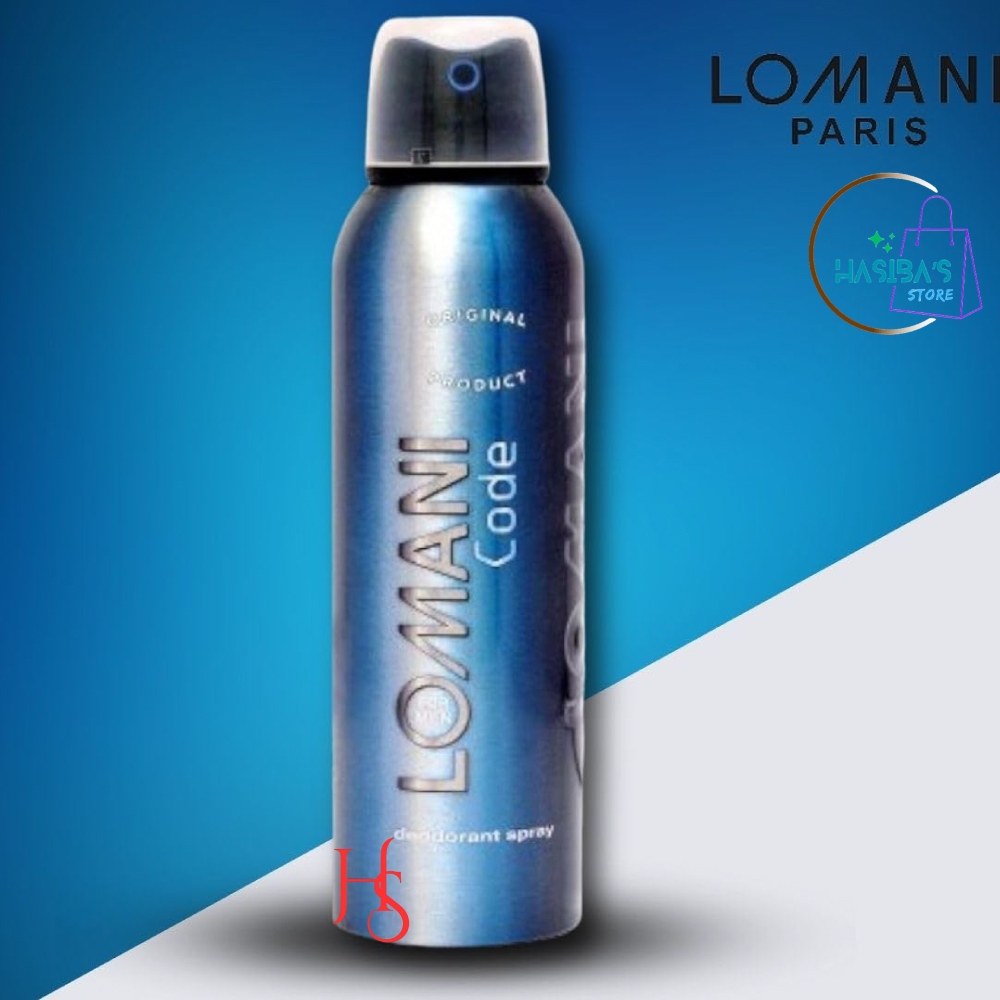 LOMANI CODE | Lomani Paris Deodorant Body Spray For Men 200ML | Shopee ...