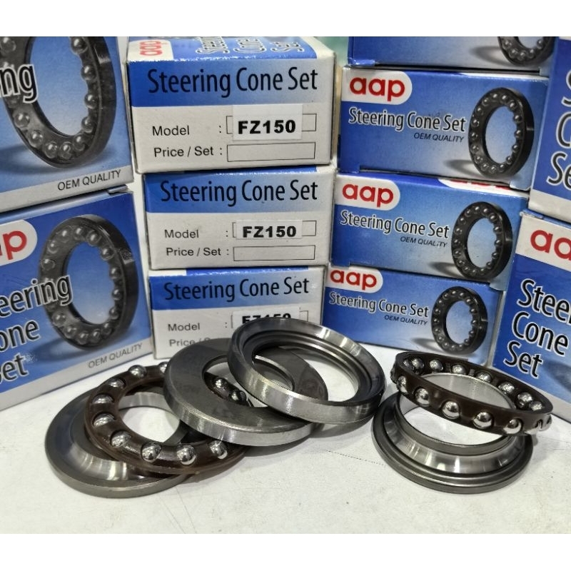 100% ORIGINAL -AAP YAMAHA FZ150 V1-V3 MT15 R15 STEERING CONE SET (WITH ...