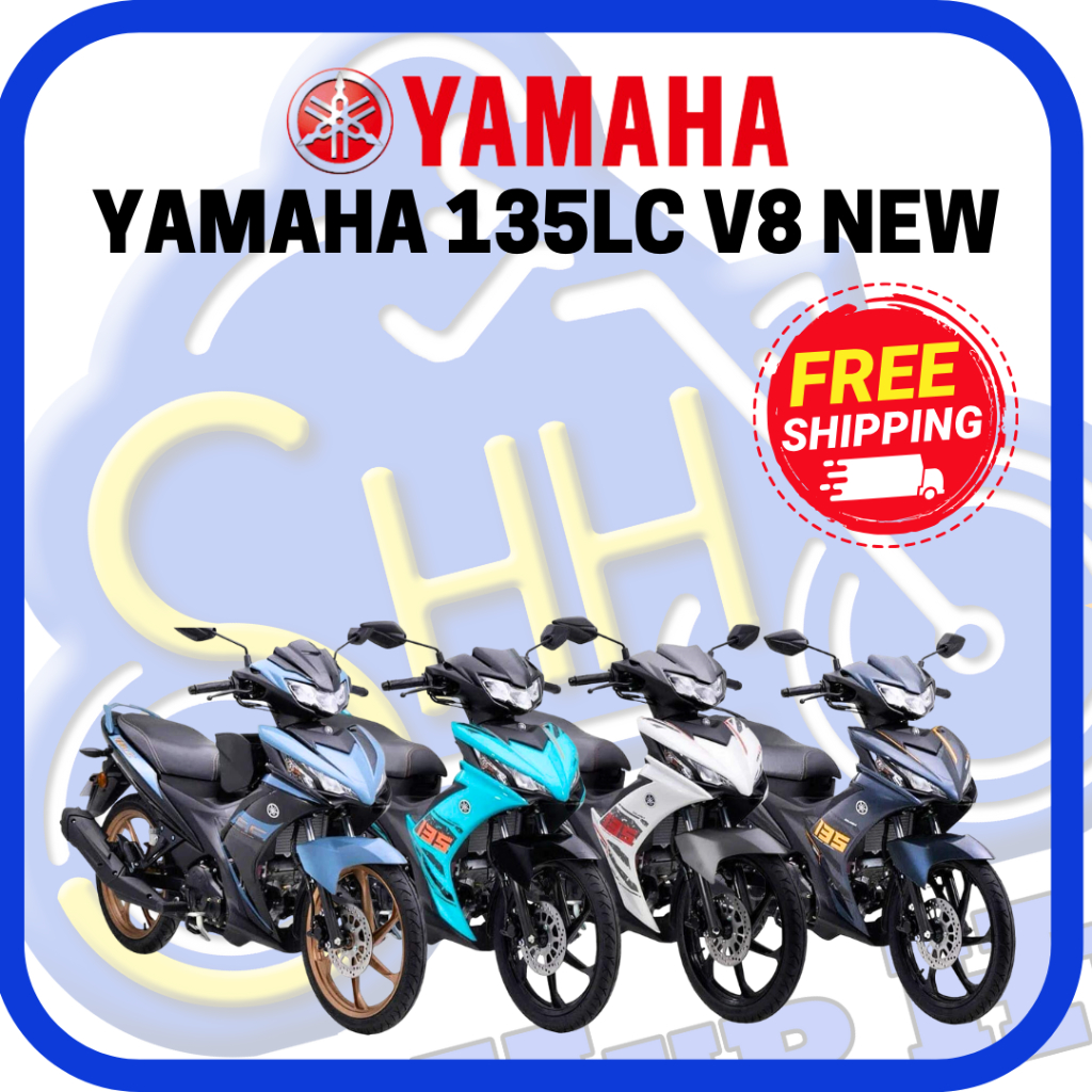 YAMAHA 135LC FI V8 (UNREGISTER) NEW DESIGN LC135 MOPED MOTORCYCLE 135CC ...