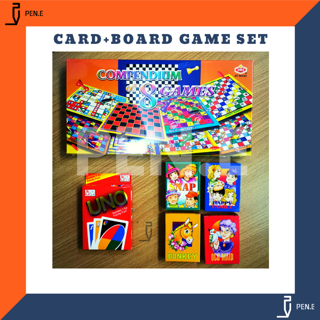 [GAMES] CHILDREN PLAYING CARD / BOARD GAME SET (KAD MAINAN KANAK-KANAK ...