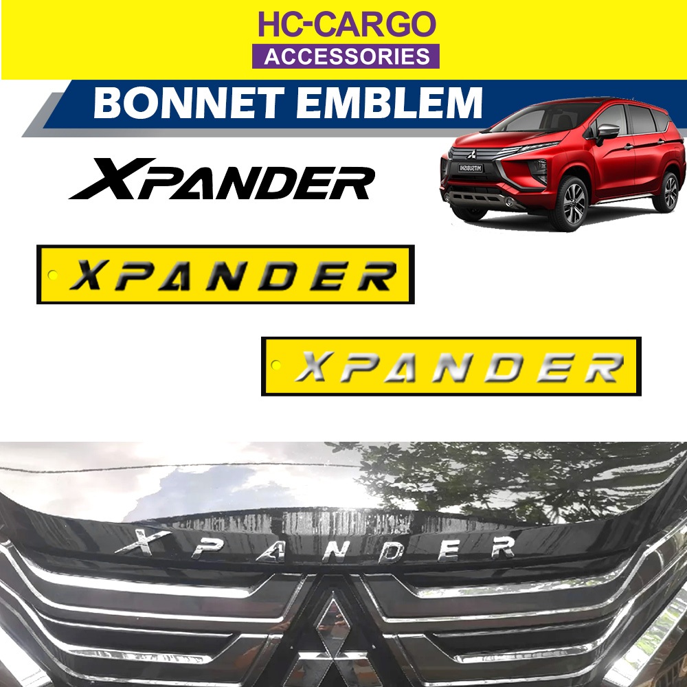 Mitsubishi Xpander 2020 - 2025 3D Wording Emblem Logo (Chrome / Matte ...
