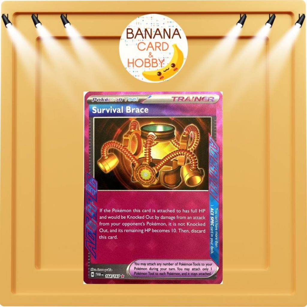 Pokemon TCG | Survial Brace 164/167 | Ace Spec Card (Free Acrylic Case ...