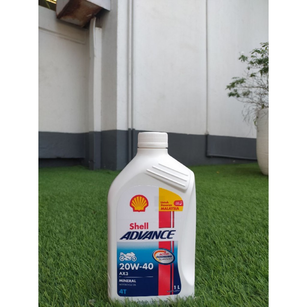 SHELL ADVANCE AX3 20W-40 (1L) MINERAL - MOTOR ENGINE OILS | Shopee Malaysia