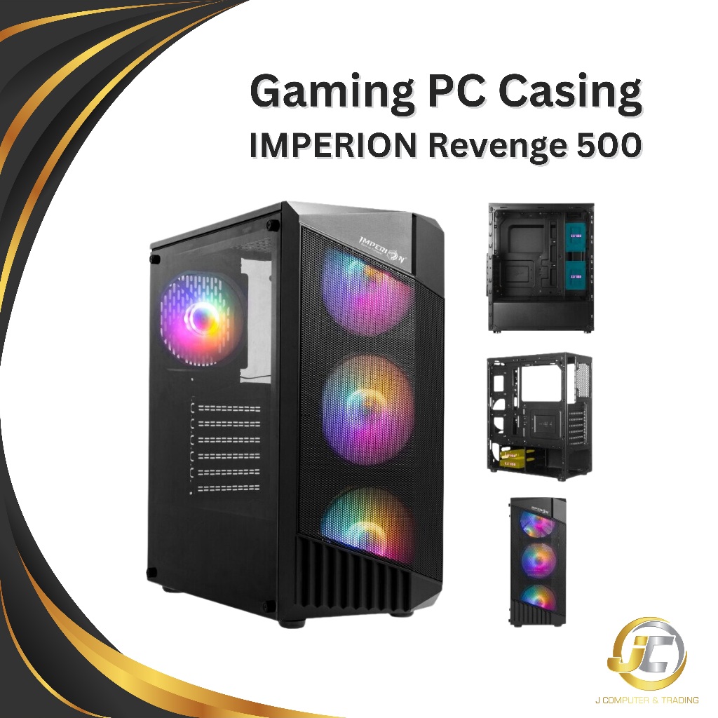 { Ready Stock } Ultimate RGB Gaming & Sleek Office CPU Casing ...