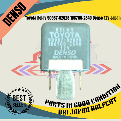 Toyota Relay 90987-02025 156700-2540 Denso 12V Japan | Shopee Malaysia