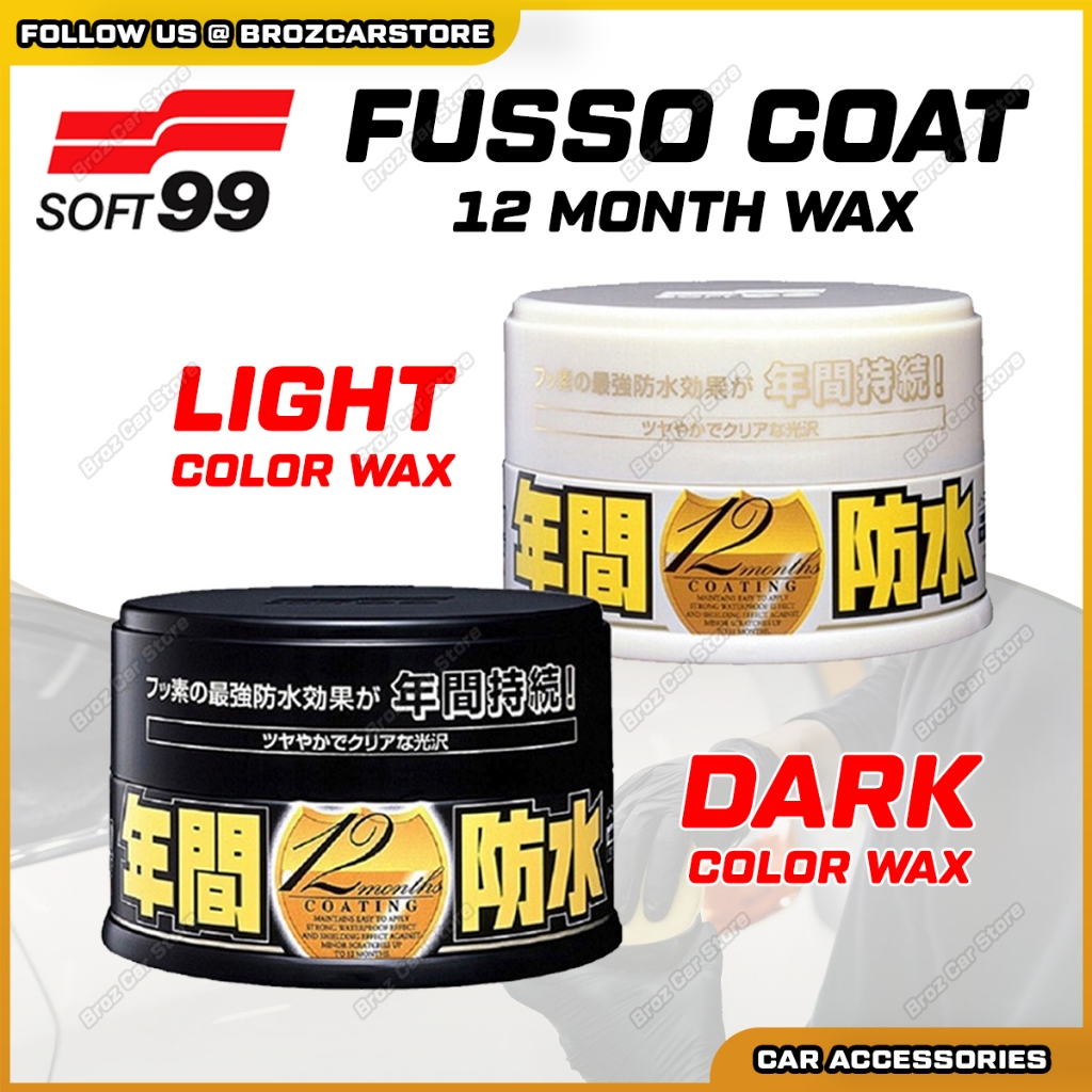 (100% Original From Japan) Soft 99 / Soft99 Fusso Coat 12 Months Dark ...