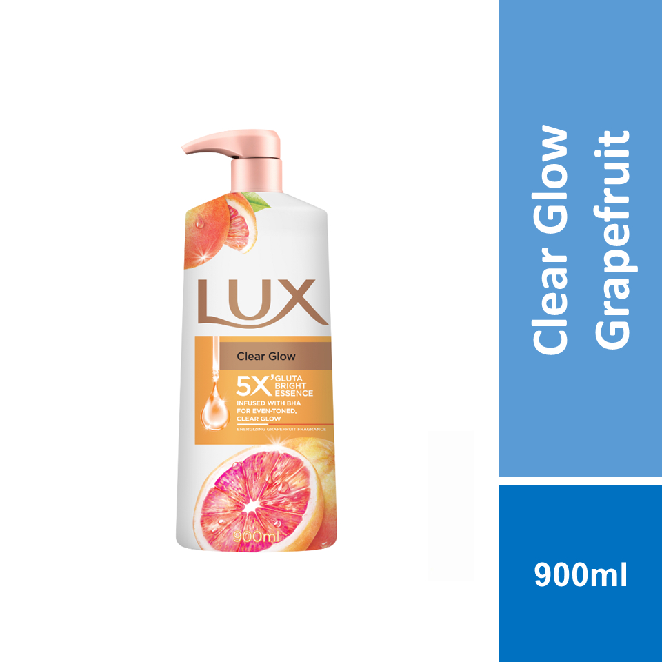 Lux Shower Gel Clear Glow Grapefruit 900ml | Shopee Malaysia
