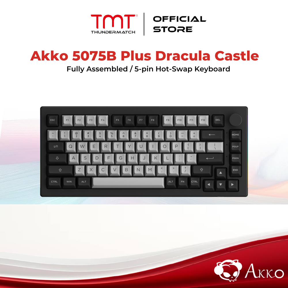 AKKO Cabbage Dog, Dracula Castle 5075B/5108B Plus RGB LED Mechanical ...