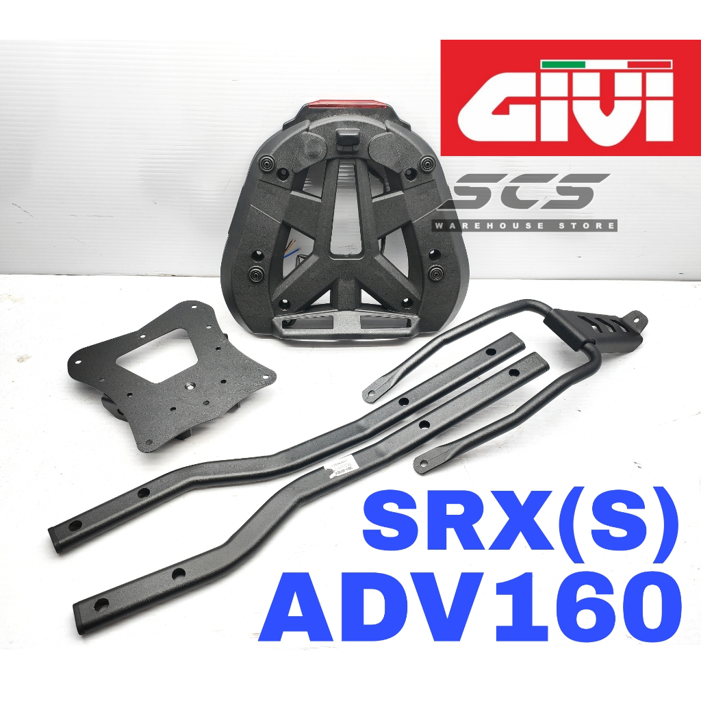 GIVI Monorack Honda ADV160 Xtreme Special Rack With Spotlight Motor ...
