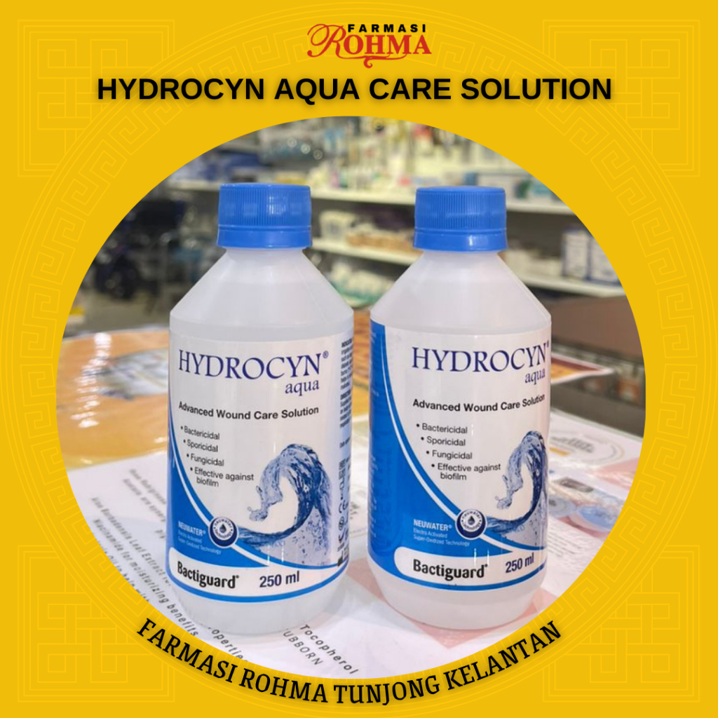 [🔥FARMASI ROHMA🔥] HYDROCYN AQUA CARE SOLUTION 250ML | Shopee Malaysia