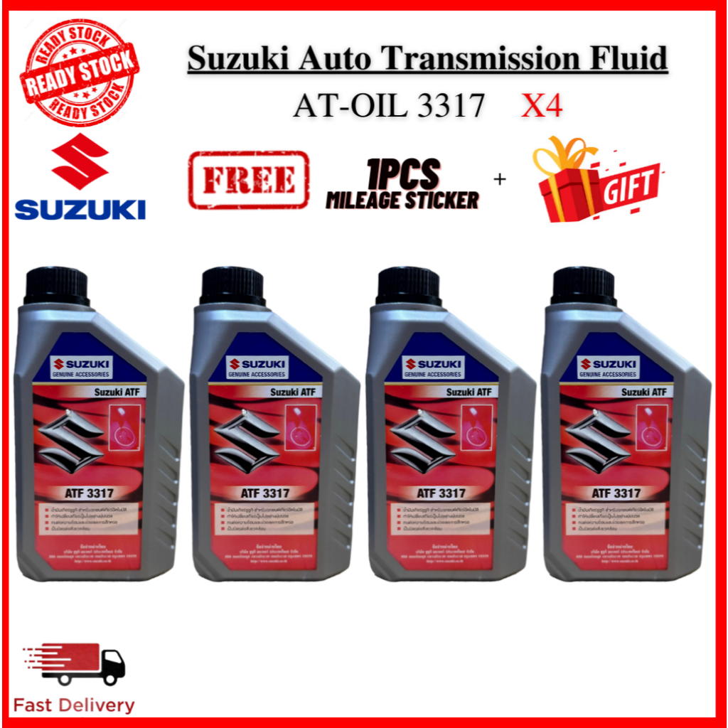 ORIGINAL SUZUKI ATF Auto Transmission Fluid Oil 3317 - (1L) ( 3/4 BOTTE ...
