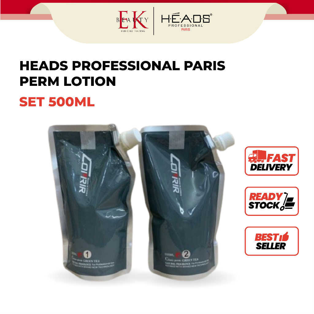 Heads Professional Clinic Perm Green Tea Kore Digital Perm Lotion Set ...