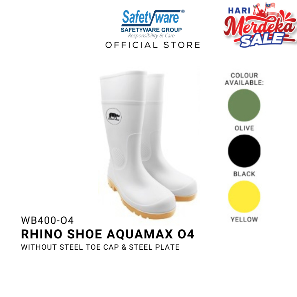 RHINO SHOE WB400-O4 Aquamax Waterproof Wellington Boots | Premium ...