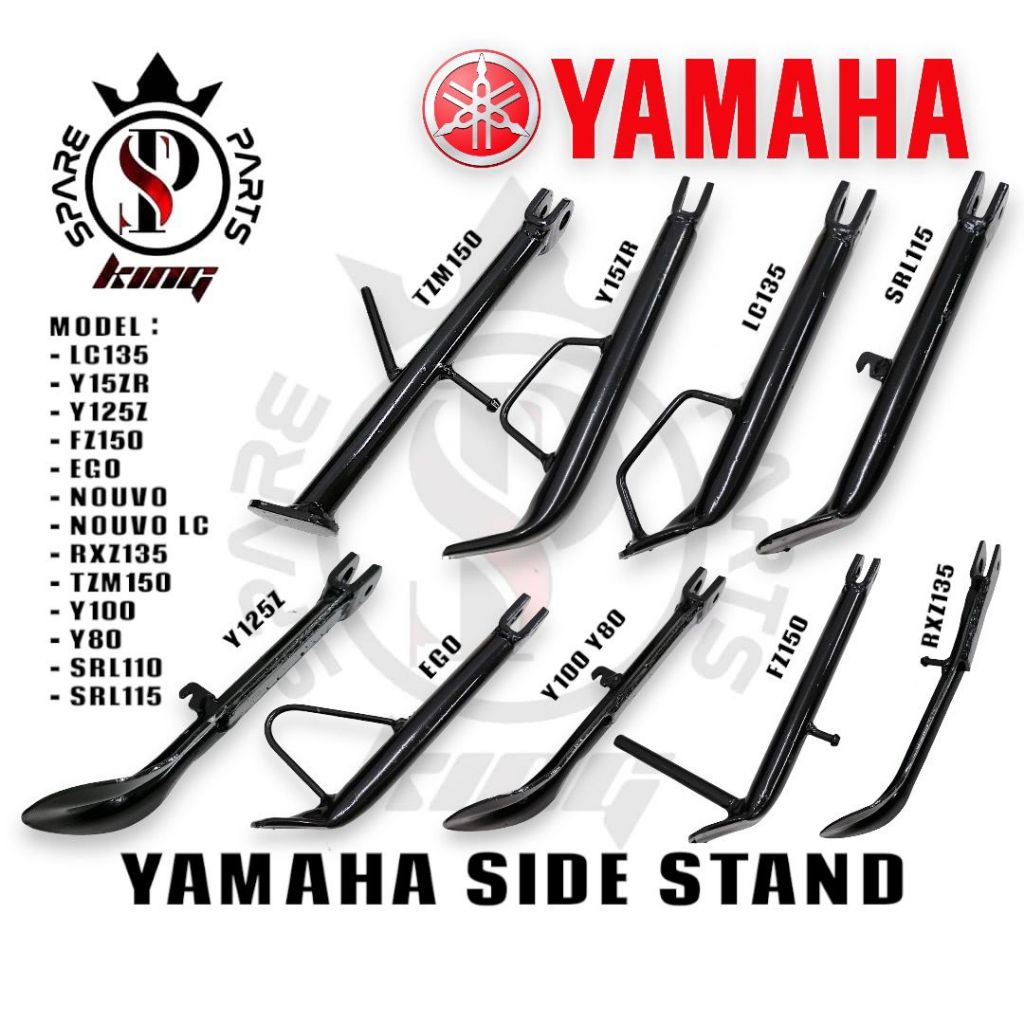YAMAHA SIDE STAND TONGKAT TEPI MOTOR RXZ SRL110 Y125Z Y15ZR LC135 Y16ZR ...