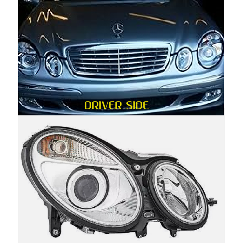 Mercedes Benz W211 Head Lamp DRIVER SIDE w211 E200 E240 E class Original from car | Shopee Malaysia