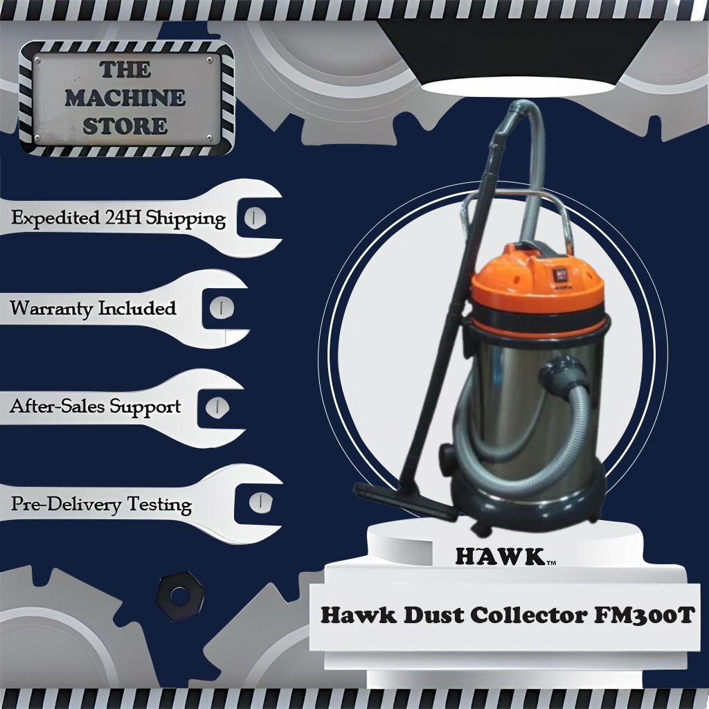 HAWK Vacuum Cleaner Super Vac30 wet and dry Industrial Vacuum Cleaner ...