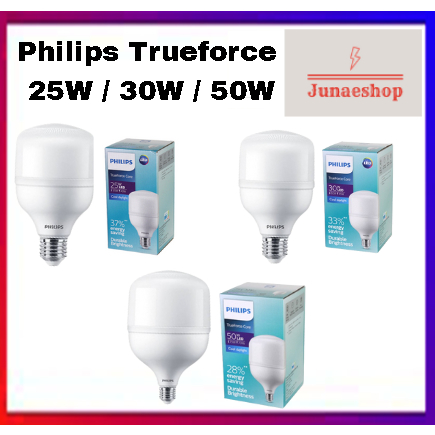 Philips 25w 30w 50w LED Hi Bay Bulb TrueForce Core Industrial Bulb E27 / Mentol LED Watt Besar ...