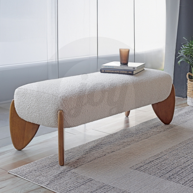 Kerusi Panjang Moden FREIDA Nordic Seating Bench Premium Polyester ...
