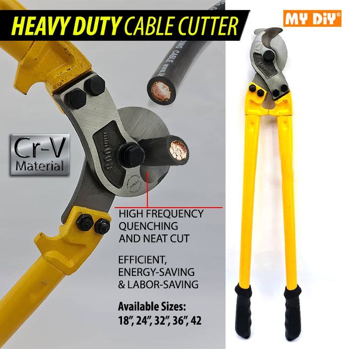 MYDIYHOMEDEPOT - Cable Cutter EINOR Heavy Duty CRV Cable Cutter Wire ...