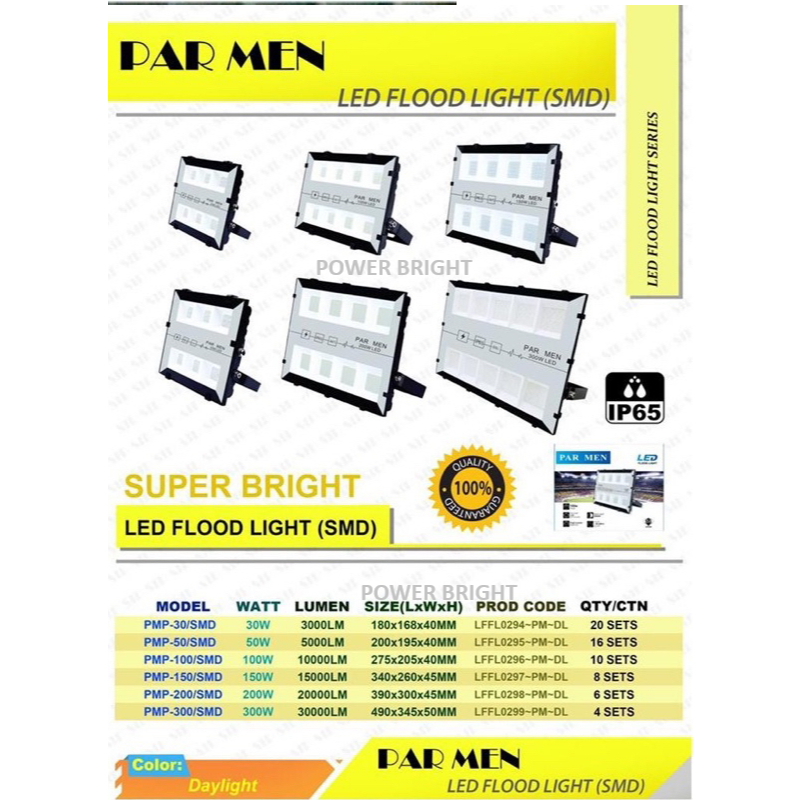 PARMEN LED FLOODLIGHT (D/L) 50W , 100W ,150W | Shopee Malaysia