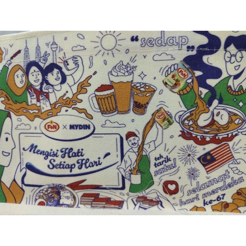 Canvas style Malaysian Merdeka bag | Shopee Malaysia