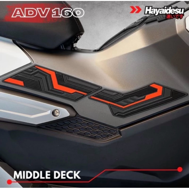 Honda ADV 160 Side Tank Pad Set Middle Deck Body Protector Cover Side ...