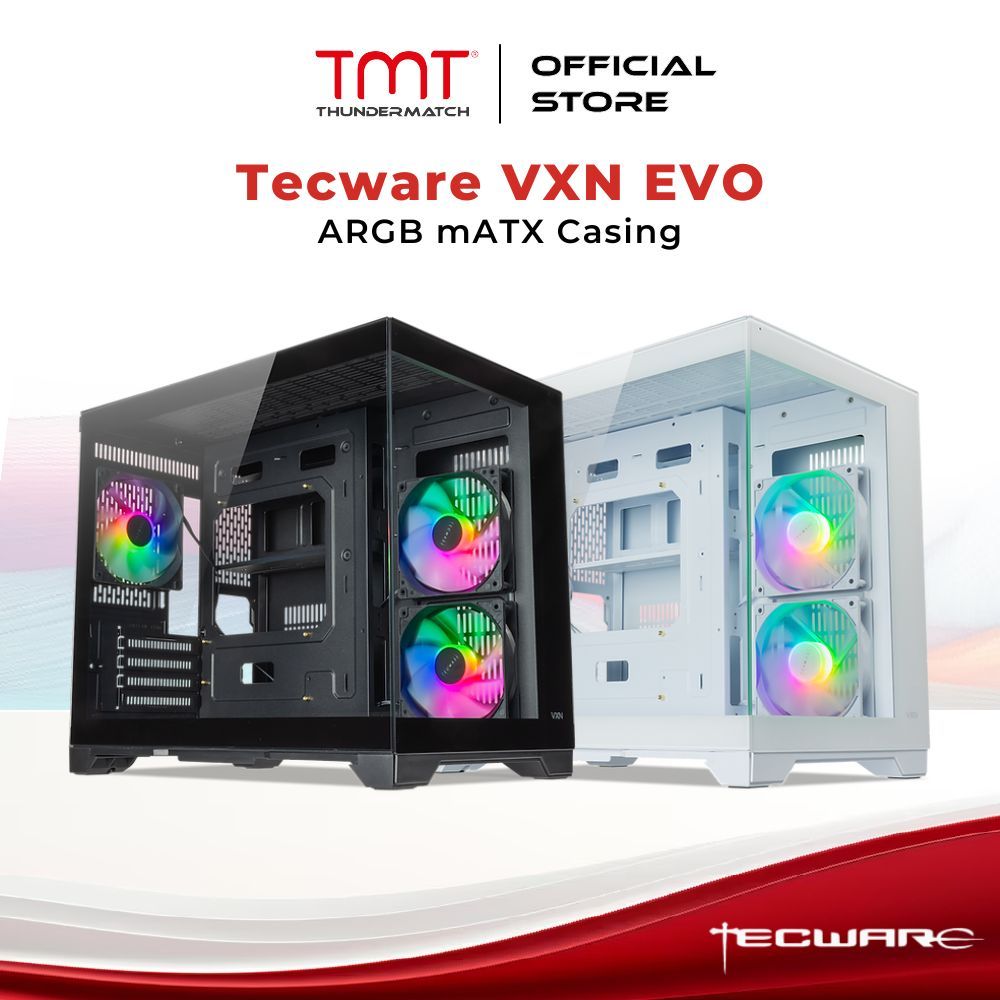 TMT Tecware VXN EVO / OMNI / TG V2 ARGB mATX Casing | Shopee Malaysia