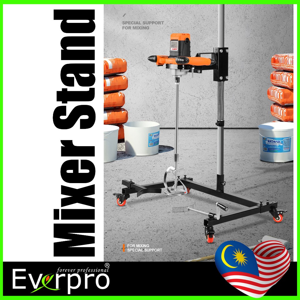 Mixer Frame Stand Cement Paint Putty Powder Mixer Bracket Mixing Stand ...