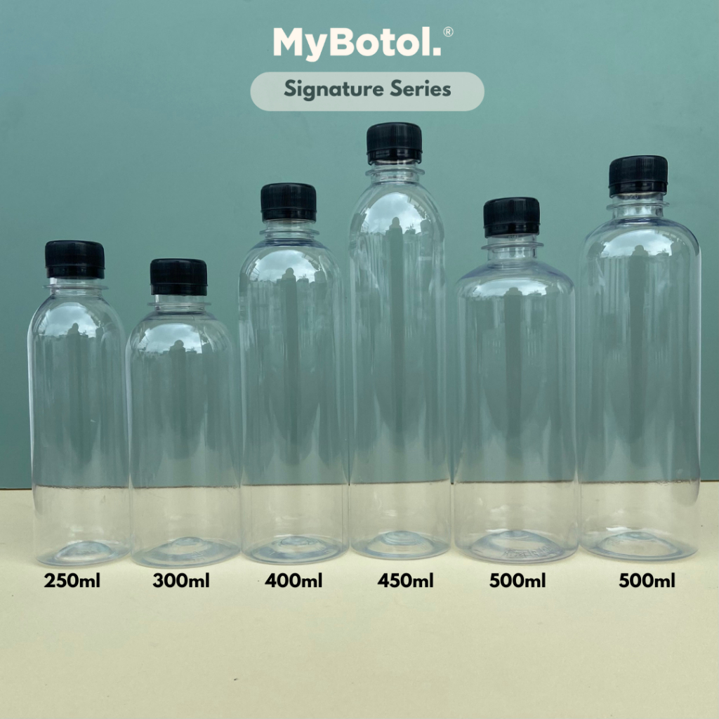 [mybotol] BOTOL PLASTIK KOSONG 60ML/100ML/150ML/200ML/250ML/300ML/450ML ...
