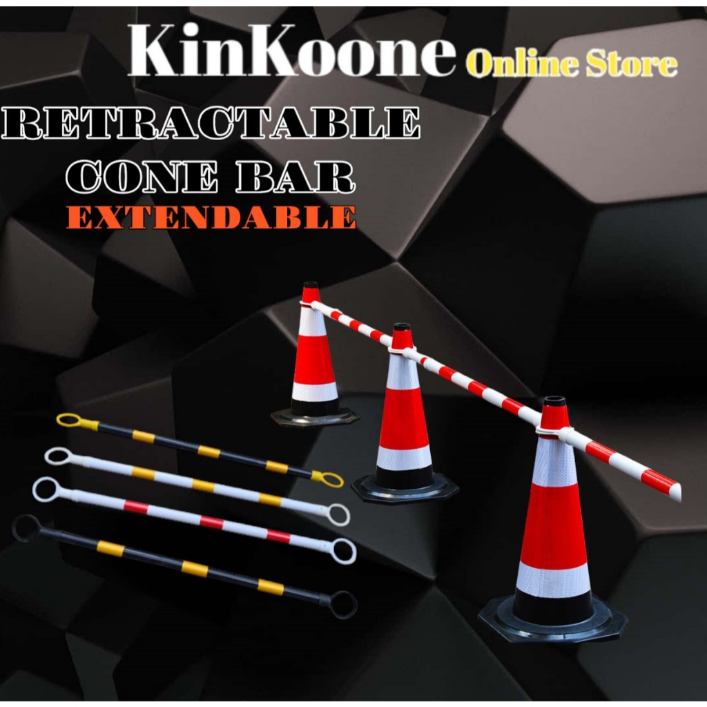 Expandable Retractable Cone Bar Traffic Safety Cone Bar Barrier 1 ...