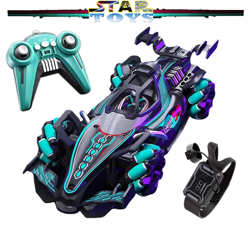 STAR TOYS F1 Remote Control Car induction remote control spray stunt ...