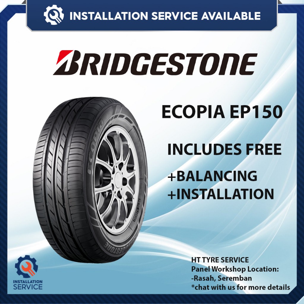 [Installation Available] BRIDGESTONE ECOPIA EP150 14 15 16 TAYAR TYRE ...