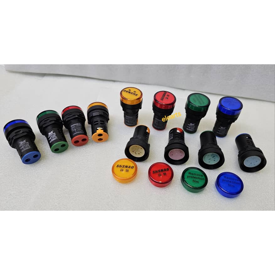 LED PILOT PANEL SIGNAL POWER INDICATOR LIGHT (22MM AC220&240V)[OPS ...