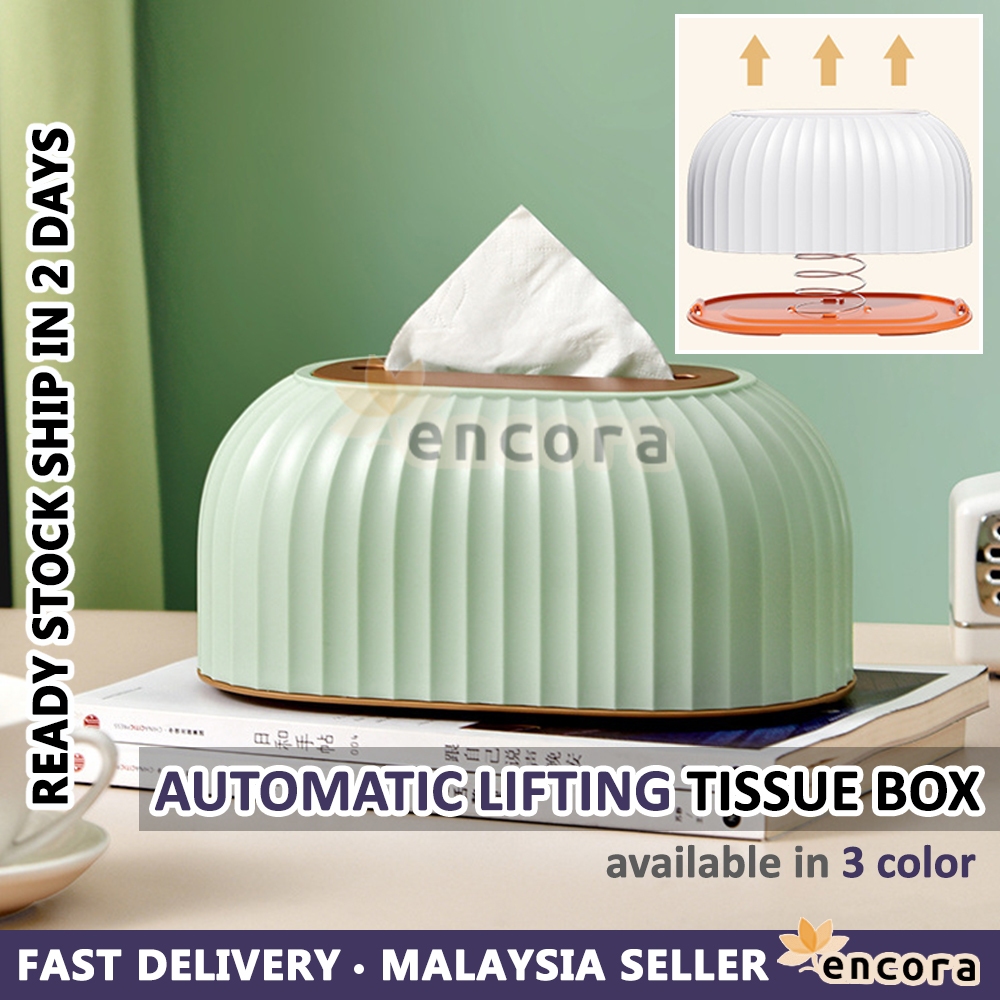 Encora Automatic Lifting Tissue Box Kotak Tisu Tissue Holder Bathroom ...
