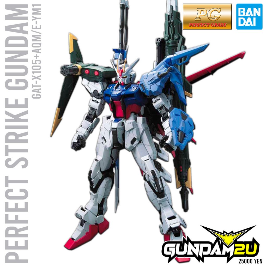 BANDAI PG 1/60 Perfect Strike Gundam - Perfect Grade Gundam SEED ...