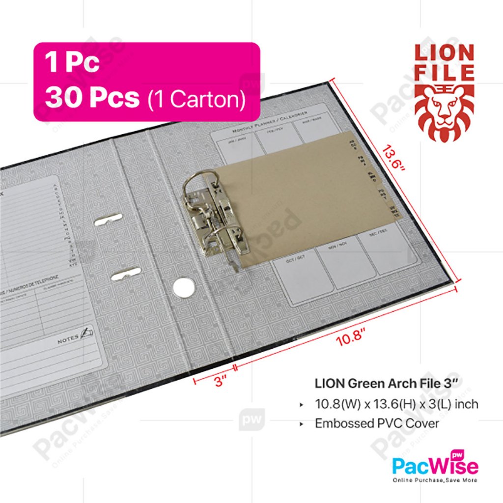 Arch File F4 – 2" & 3" Lever Arch Folder | ABBA File / Lion Arch File ...