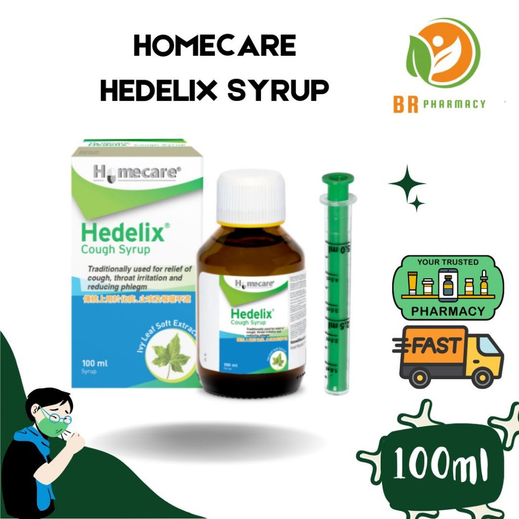 HOMECARE HEDELIX COUGH SYRUP 100ML | Shopee Malaysia