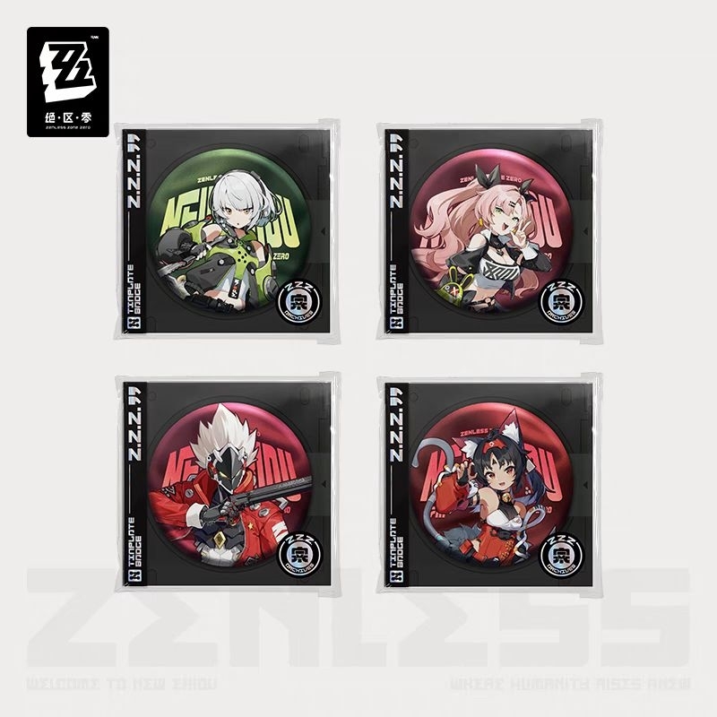 Ready Stock Official Zenless Zone Zero Badge - Cunning Hares - Anby ...