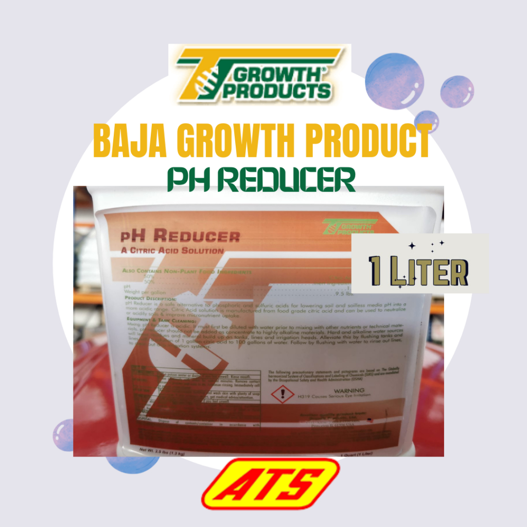 Baja GP pH Reducer 1 Liter- Organic pH reducer (Organic Citric Acid ...