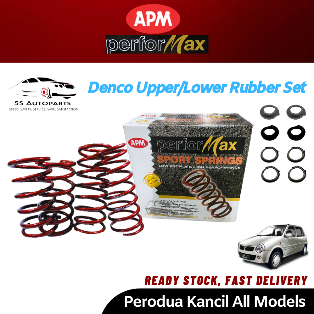 APM Performax Perodua Kancil All Models Lowered Sport Spring (4 PCS) W ...