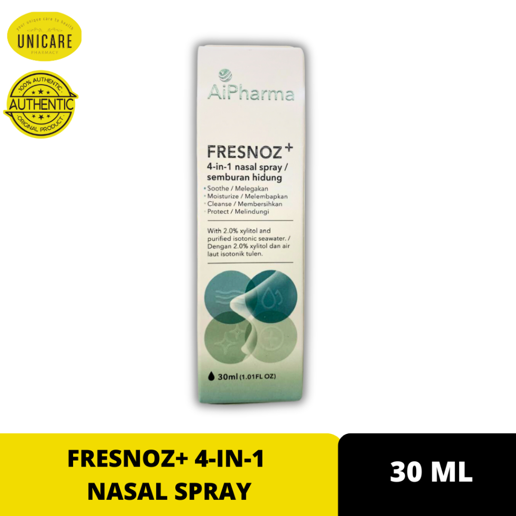 AIPHARMA FRESNOZ+ 4-IN-1 NASAL SPRAY SEMBURAN HIDUNG 30ML | Shopee Malaysia