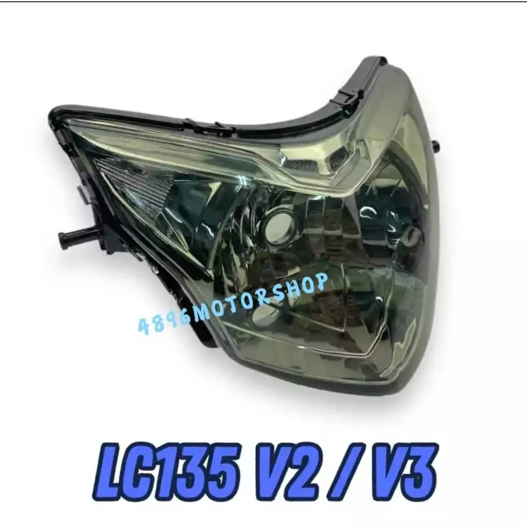 VISS ( TINTED ) HEAD LAMP YAMAHA LC135 V1 V2 V3 V4 V5 V6 V7 LC 135 135LC LAMPU DEPAN TINTED ...