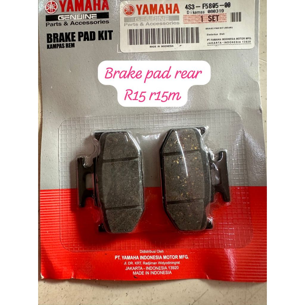 YAMAHA R15 BRAKE PAD | Shopee Malaysia