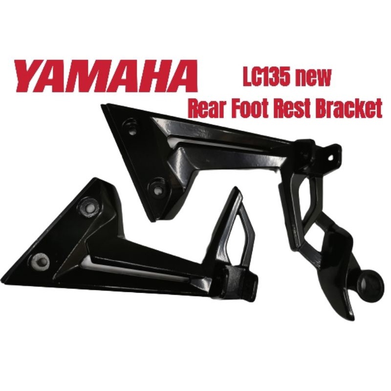 Yamaha LC135 V1 LC135 new V2 V3 V4 V5 V6 Rear Foot Rest Bracket Footrest Bracket | Shopee Malaysia