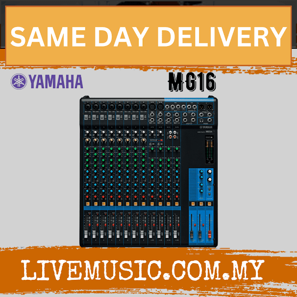 Yamaha MG16 Mixer 16-channel Stereo Analog Mixing Console Mixers (MG-16 ...