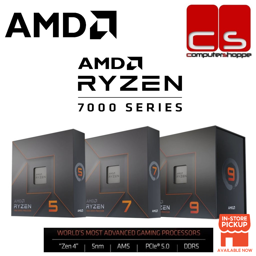 AMD Ryzen 7000 Series Desktop Processors - R5 7600X/R7 7700X/R9 7900X ...